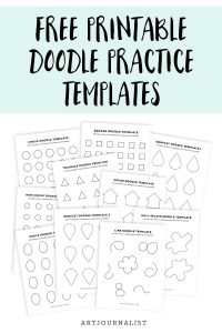 Free Printable Doodle Template Practice Sheets - Artjournalist