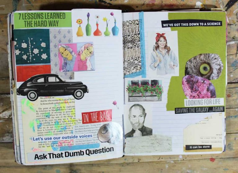 How to Make a Glue Book {And Flip-Through Video} - Artjournalist