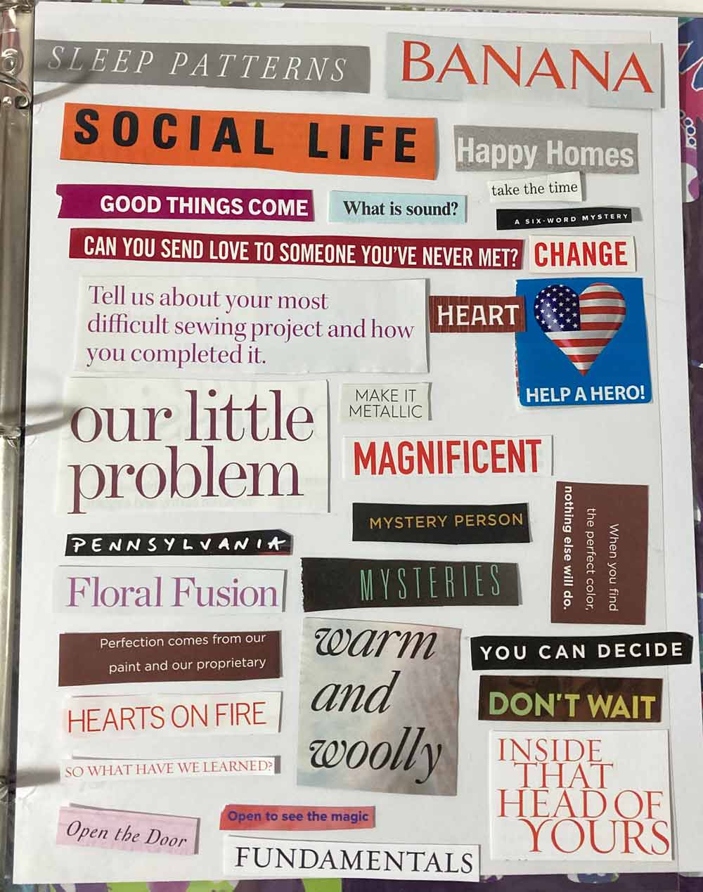 How to Make Collage Sheets With Words + Phrases - Artjournalist