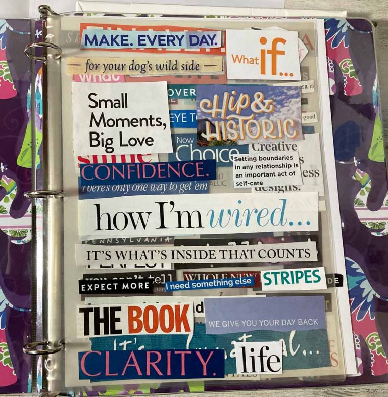 How to Make Collage Sheets With Words + Phrases - Artjournalist